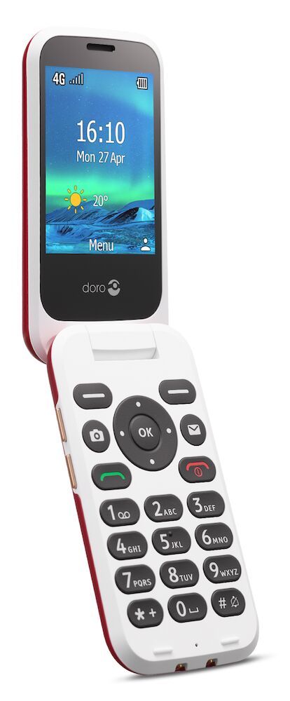 Téléphone mobile DORO 6880ROUGE - Villatech