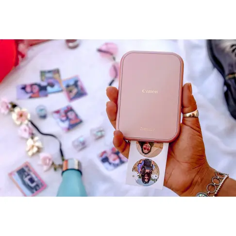 Imprimante photo 10x15 CANON ZOE MINI 2 PACK ROSE DORE - Villatech